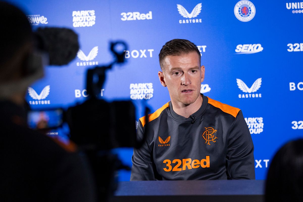 Exclusive Steven Davis Interim Manager Interview | Rangers Football Club Exclusive Steven Davis Interim Manager Interview | Rangers Football Club