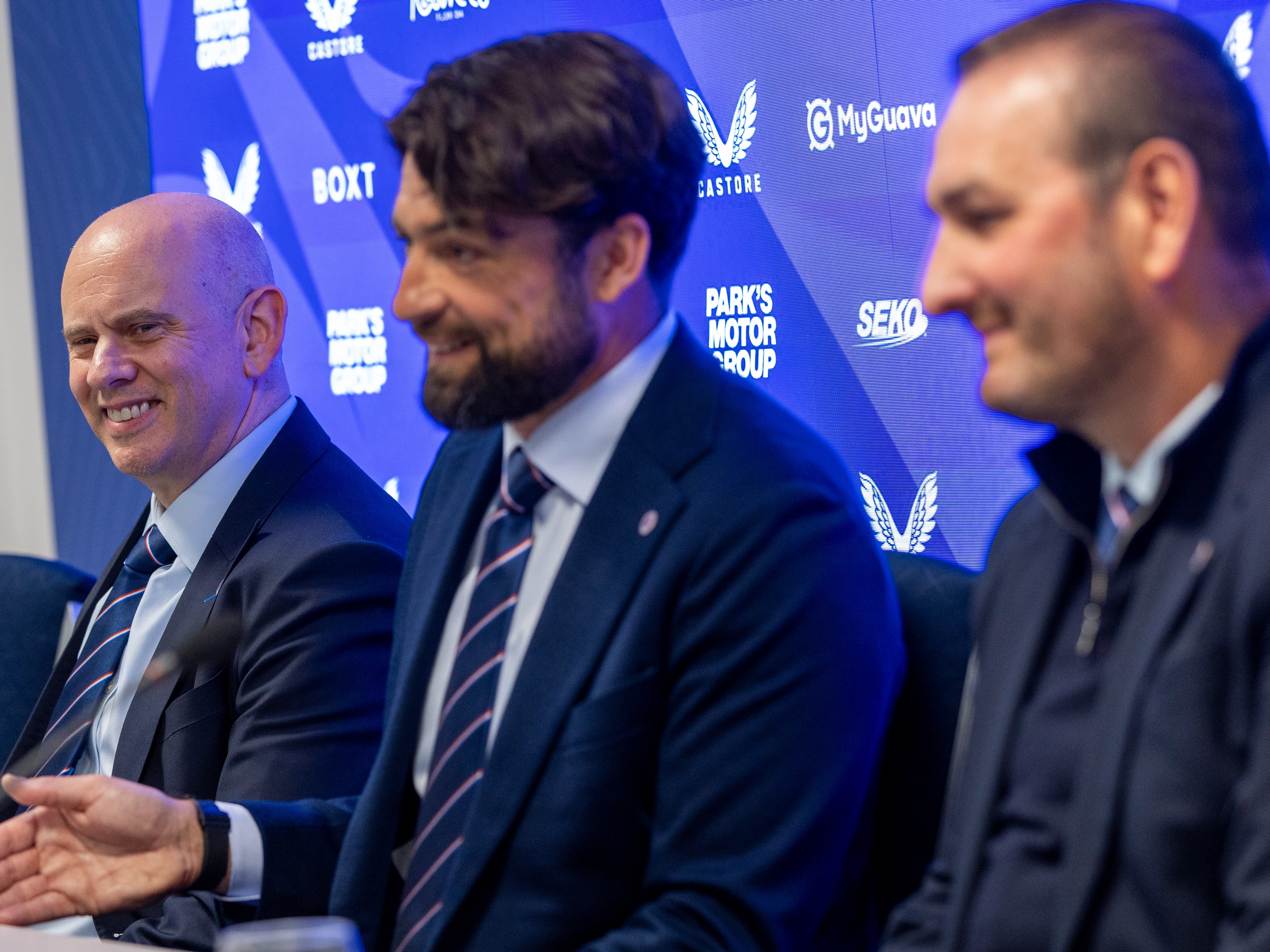 Video: Patrick Stewart & Kevin Thelwell Press Conference | Rangers ...