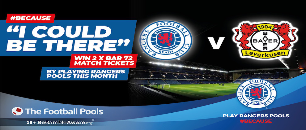 Win Leverkusen Tickets With Rangers Pools | Rangers Football Club