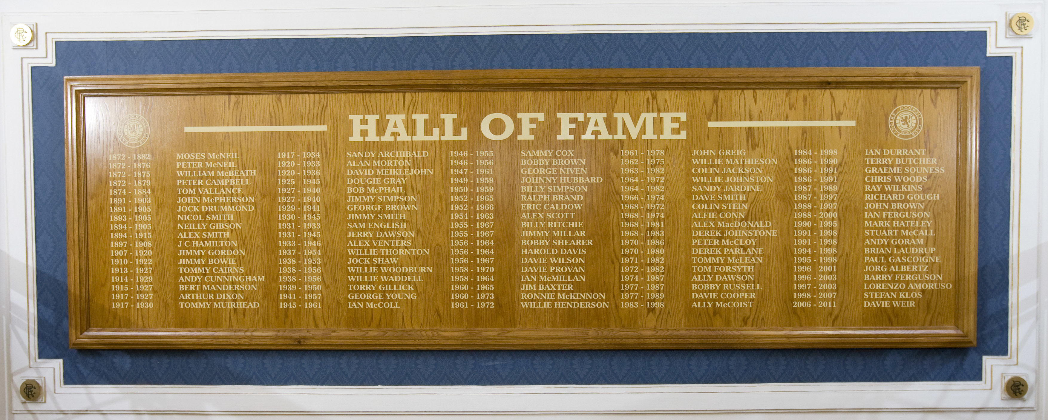 Hall Of Fame: Moses McNeil | Rangers Football Club