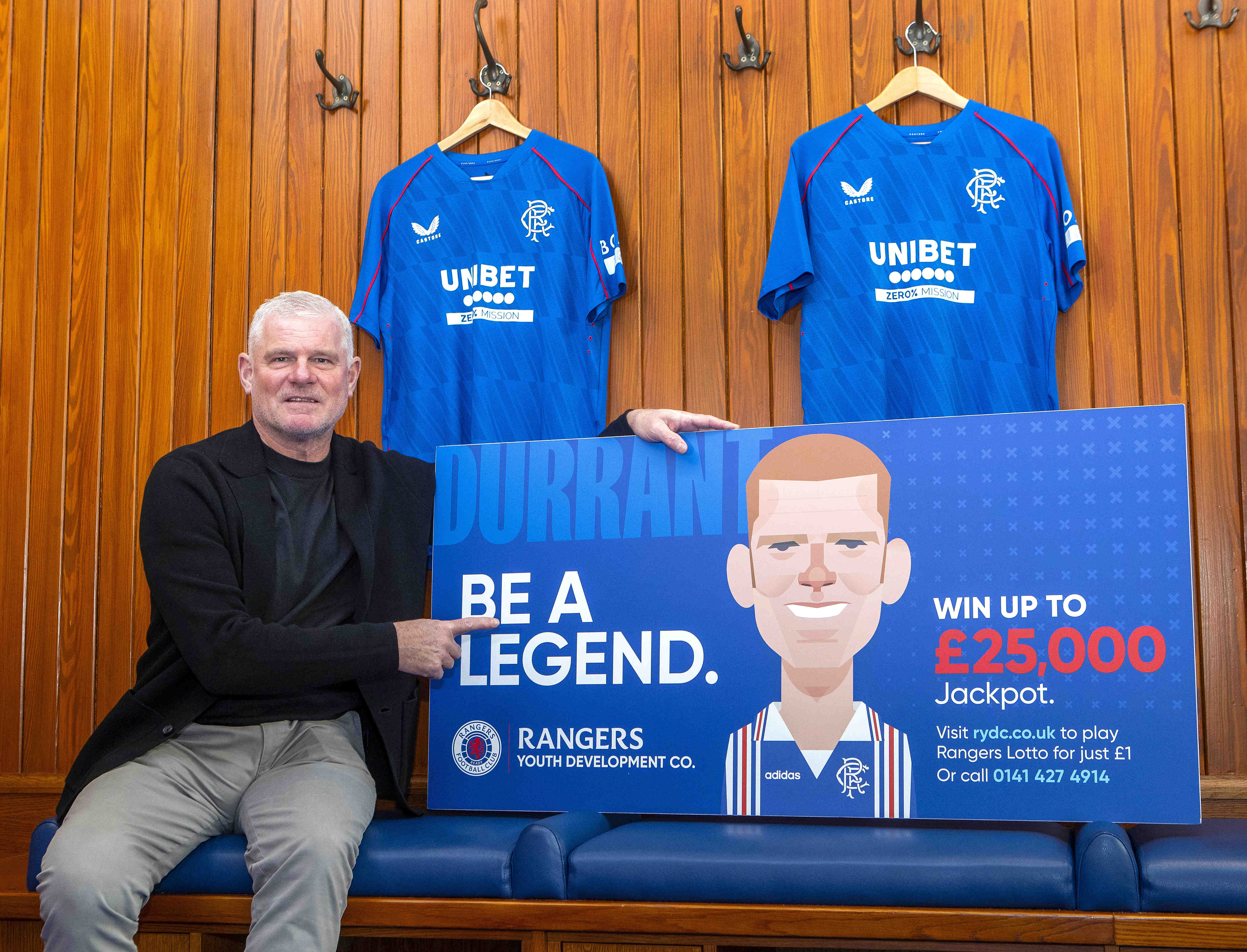 RYDC: Ian Durrant Launches New Lotto Campaign | Rangers Football Club