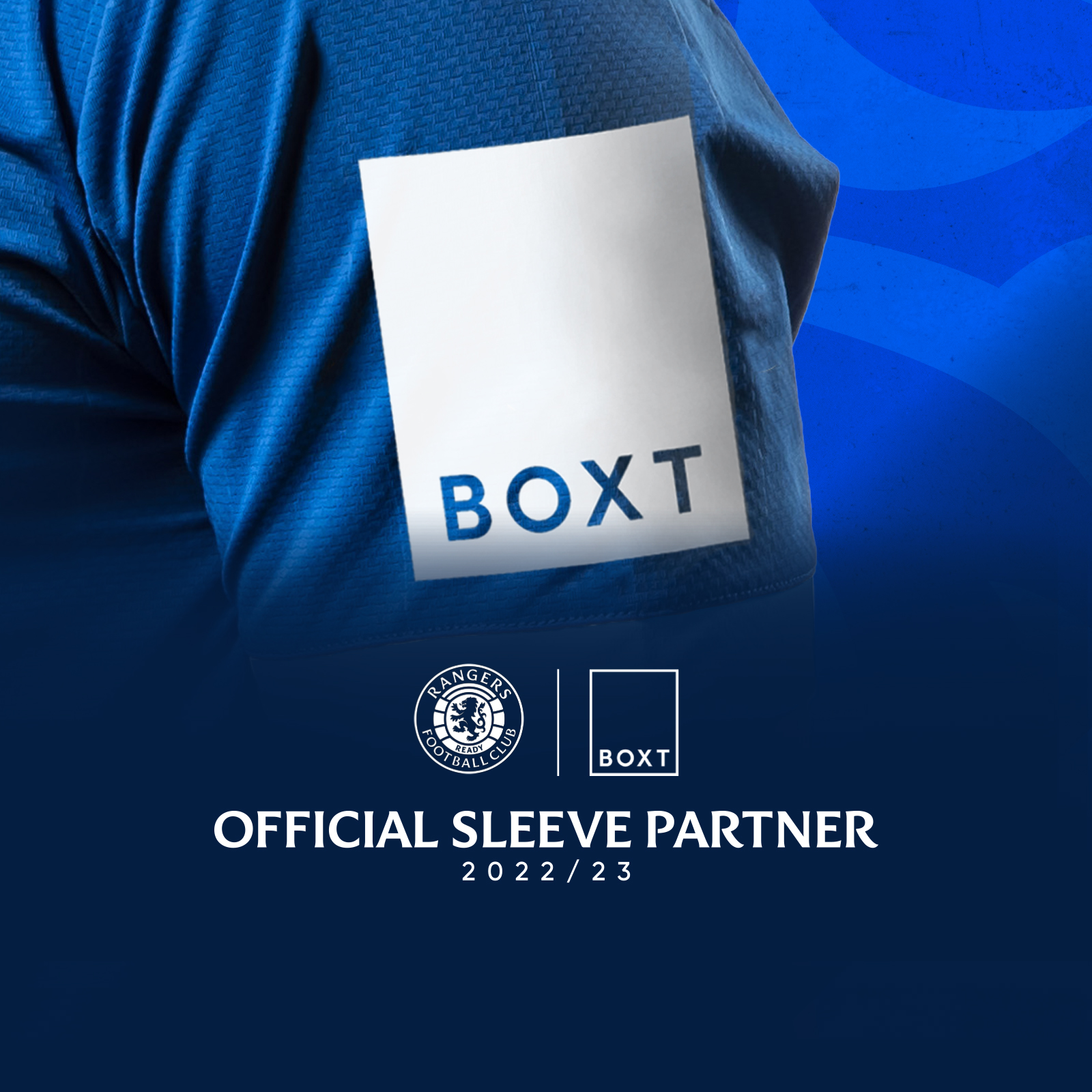 Rangers Confirm BOXT as Official Sleeve Partner | Rangers Football Club