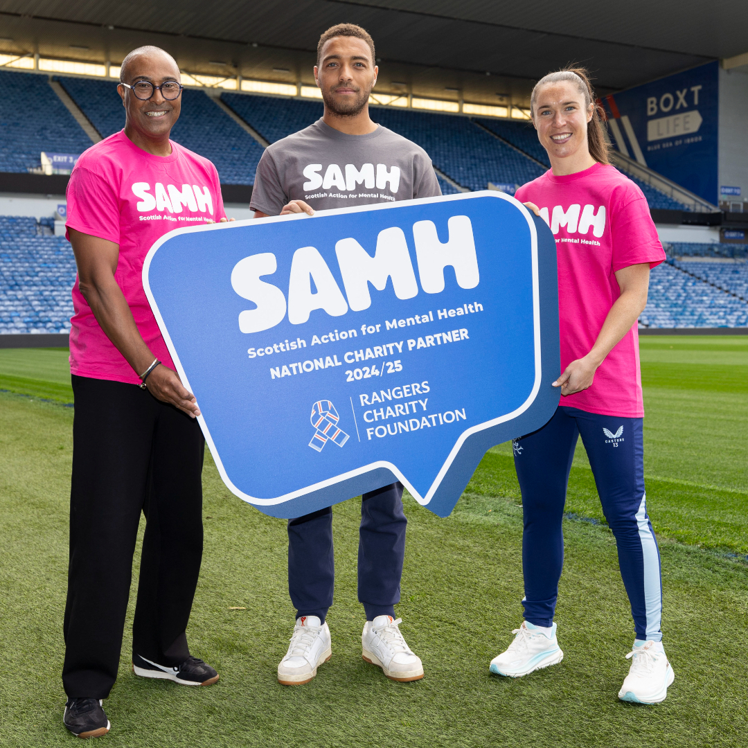 Rangers Charity Foundation Announce SAMH As New National Partner ...