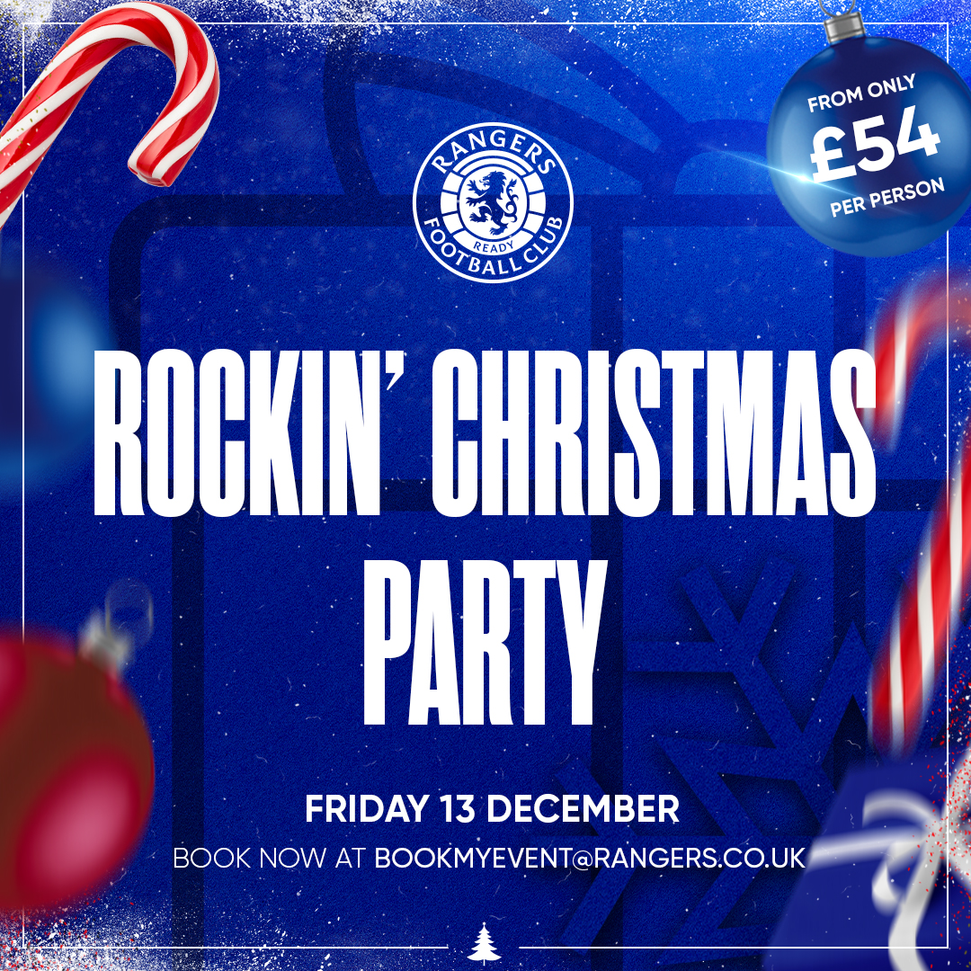 Christmas Party Night At Ibrox Stadium | Rangers Football Club