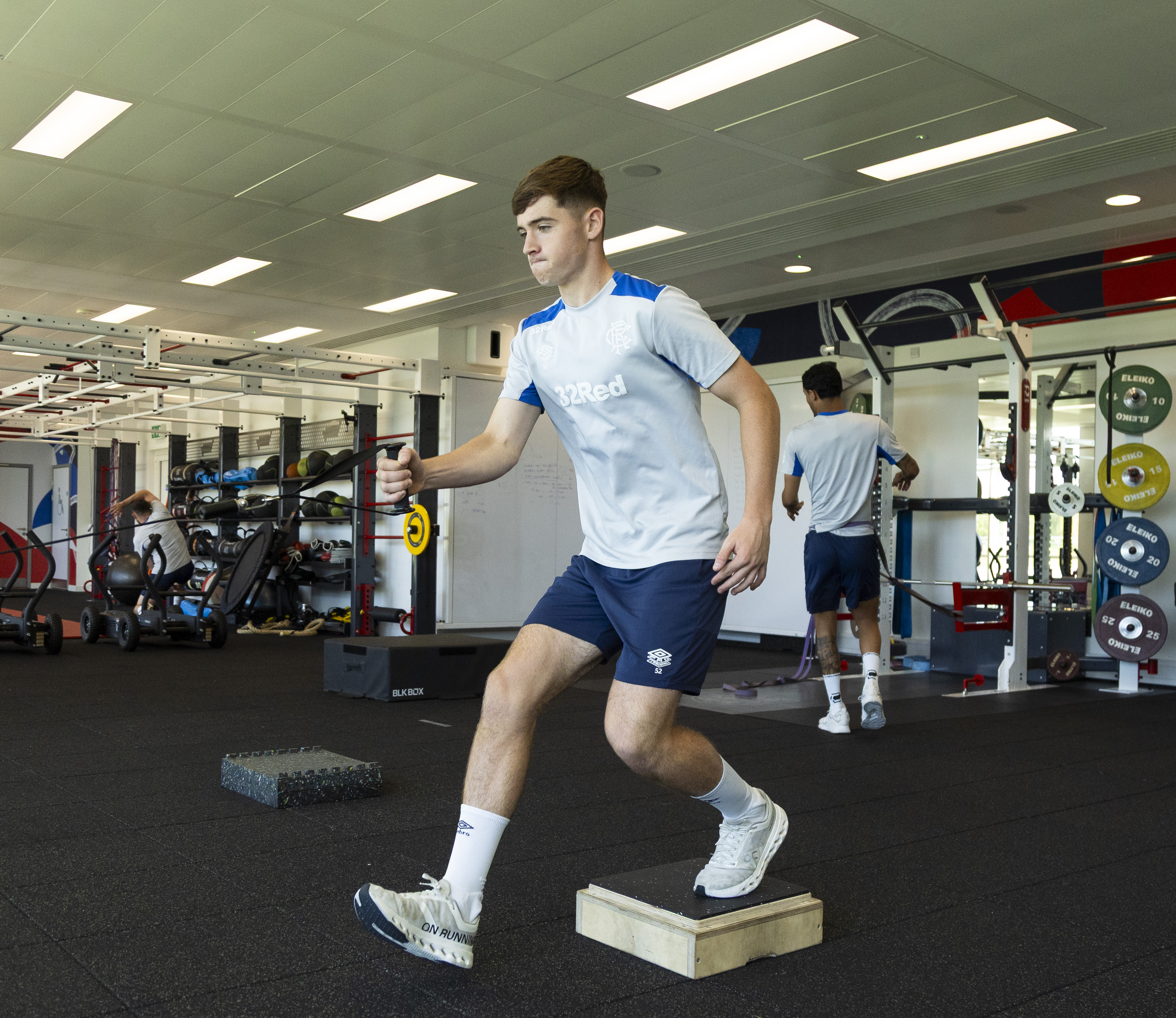 Gallery: Putting The Work In At The Gym | Rangers Football Club