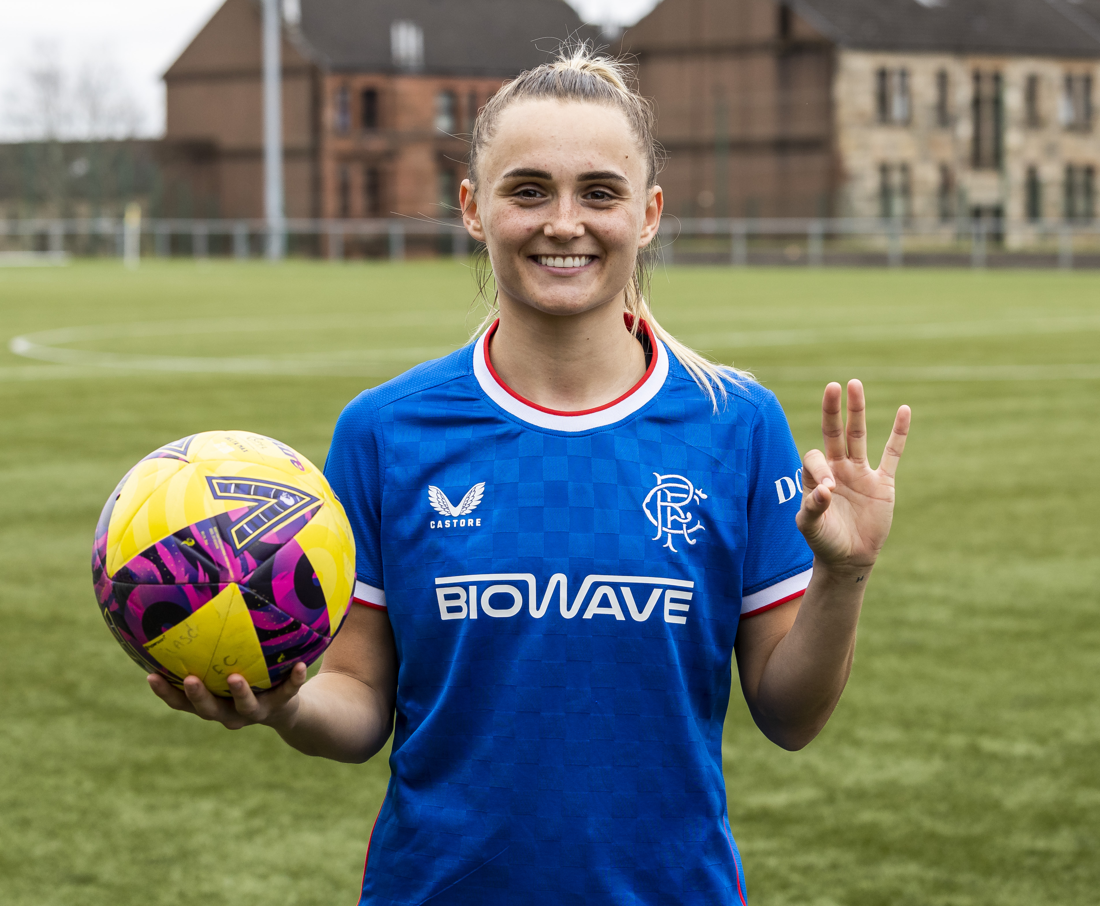 Sam Kerr Delight At First Gers Hat-trick | Rangers Football Club