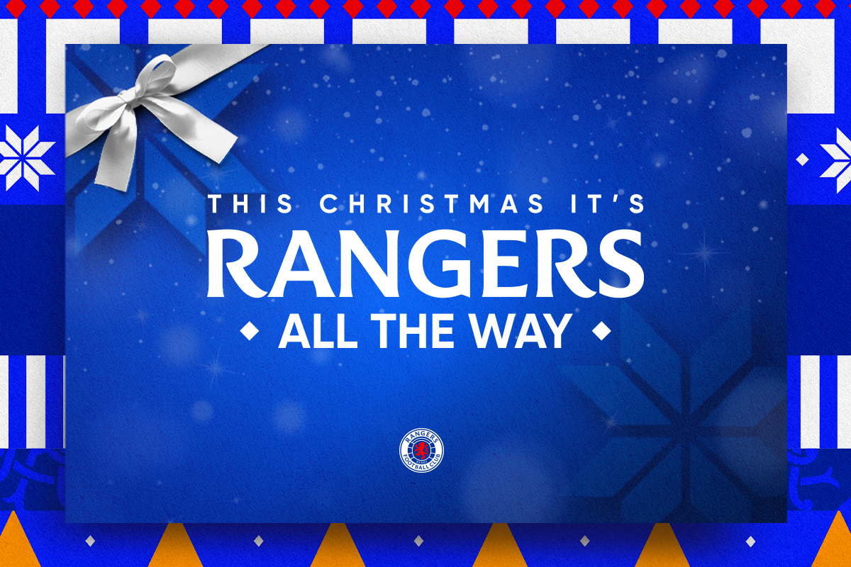 Pick Up Your Last Minute Christmas Gifts Right Here! | Rangers Football ...