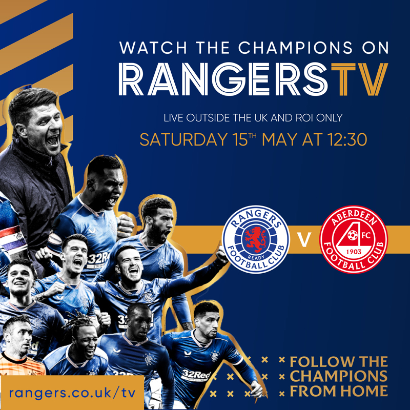 Aberdeen Live On RangersTV! | Rangers Football Club