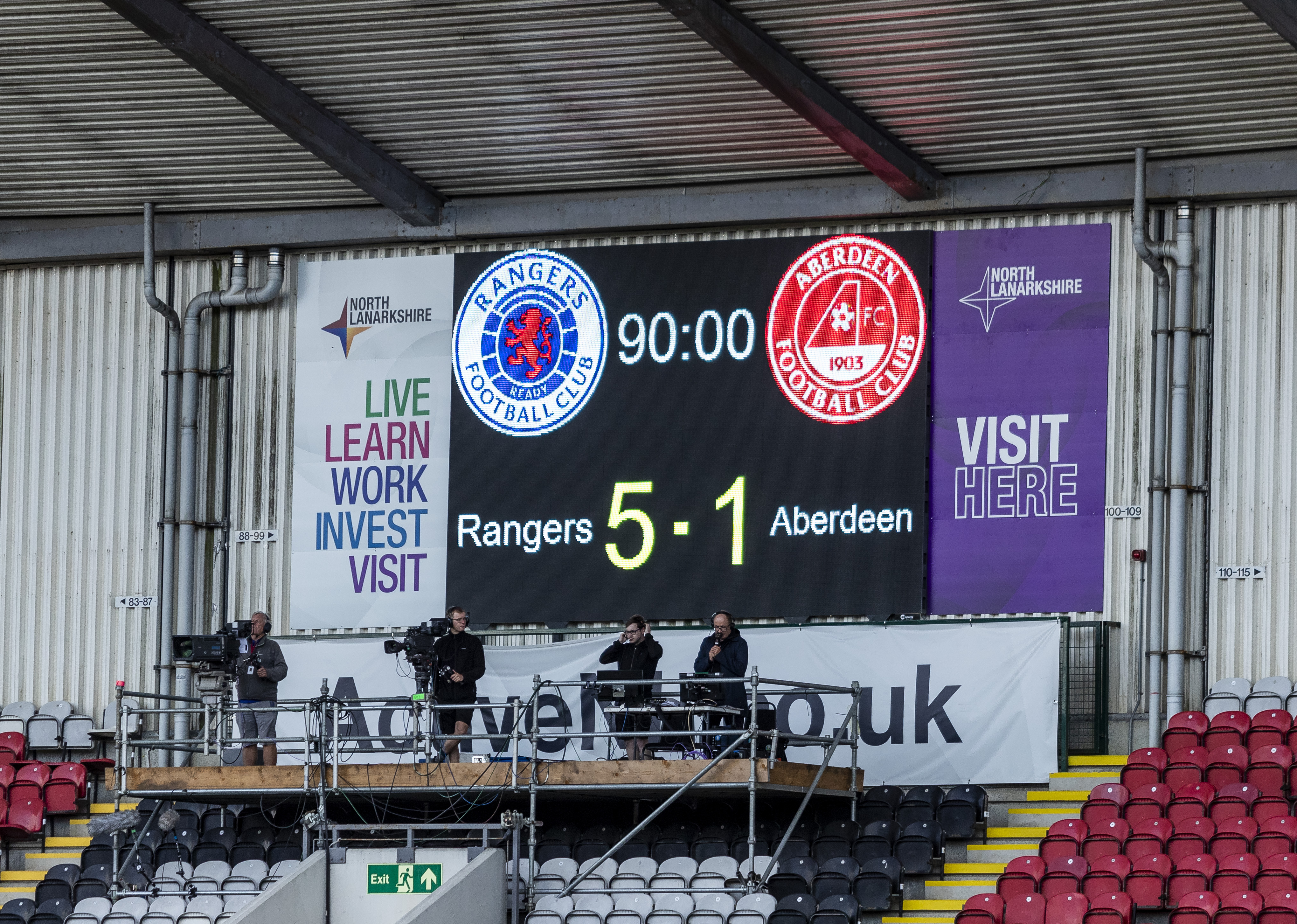 Gallery: Rangers Against Aberdeen At Broadwood | Rangers Football Club