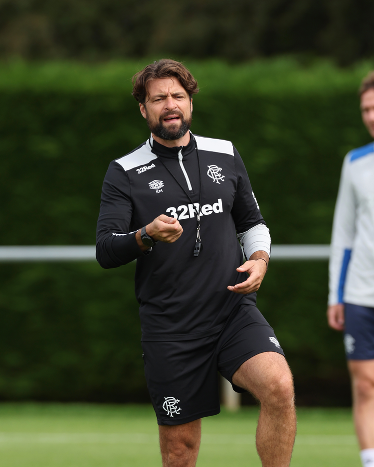 Russell Martin Welcomes John Greig And Alex Ferguson To Auchenhowie | Rangers Football Club