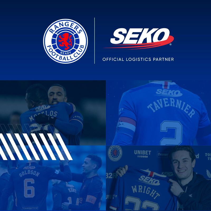 Rangers Announce Partnership Extension With SEKO Logistics | Rangers ...