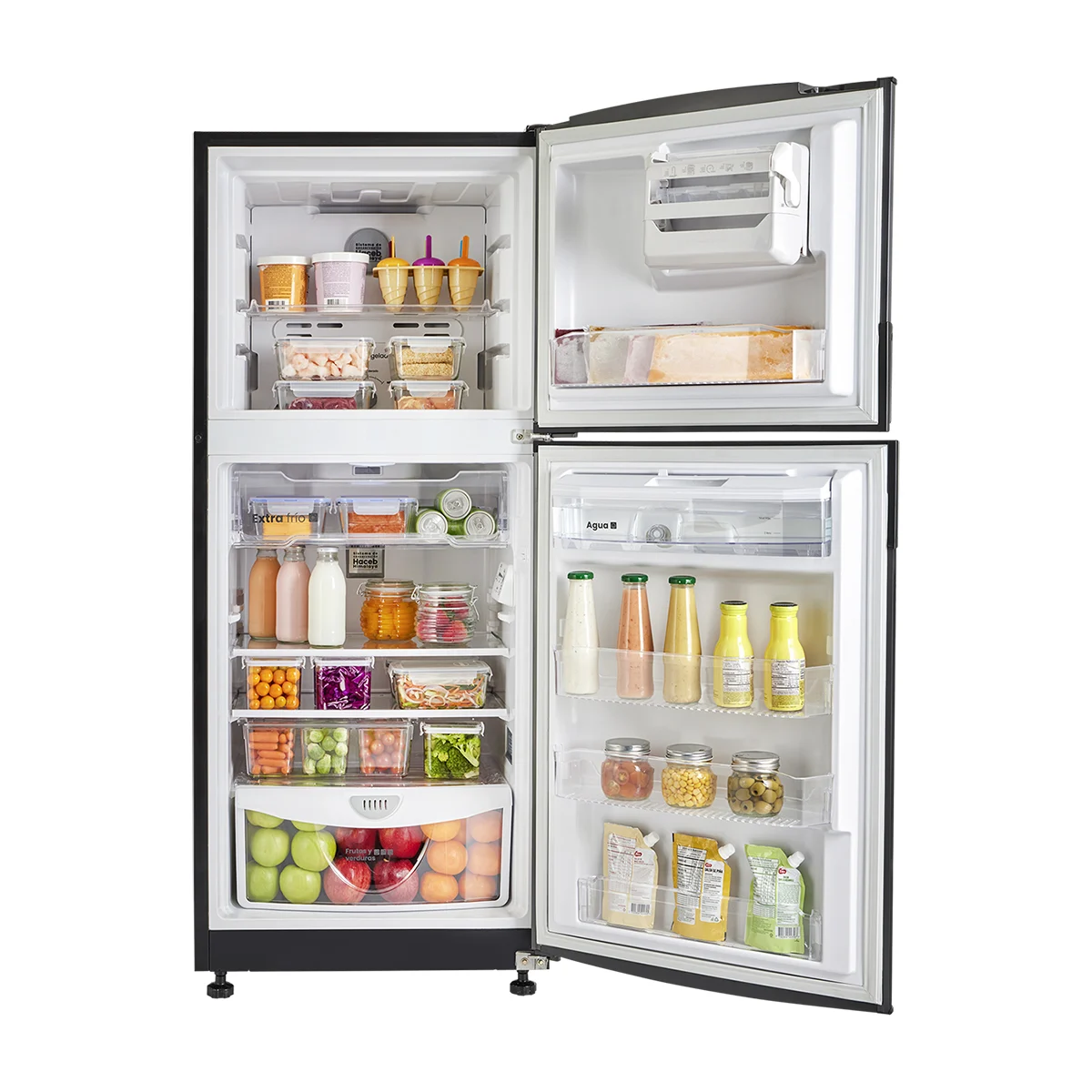 Nevera Haceb No Frost 243 Litros Manija Integrada Titanio Inverter ...