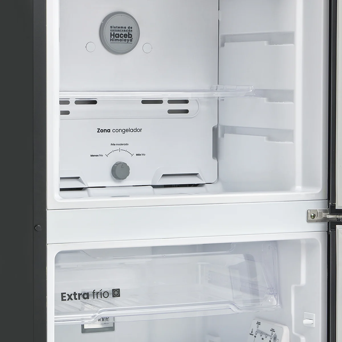 Nevera Haceb No Frost 243 Litros Manija Integrada Titanio Inverter ...