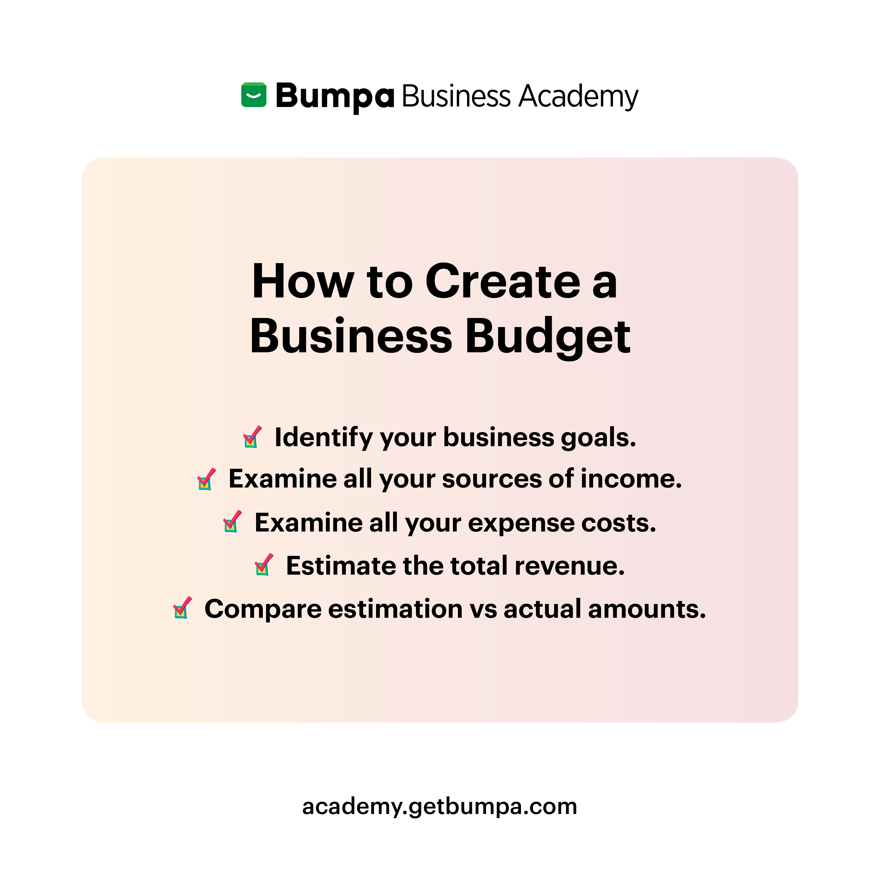Free Business Budget Template for E-commerce Businesses | Bumpa ...