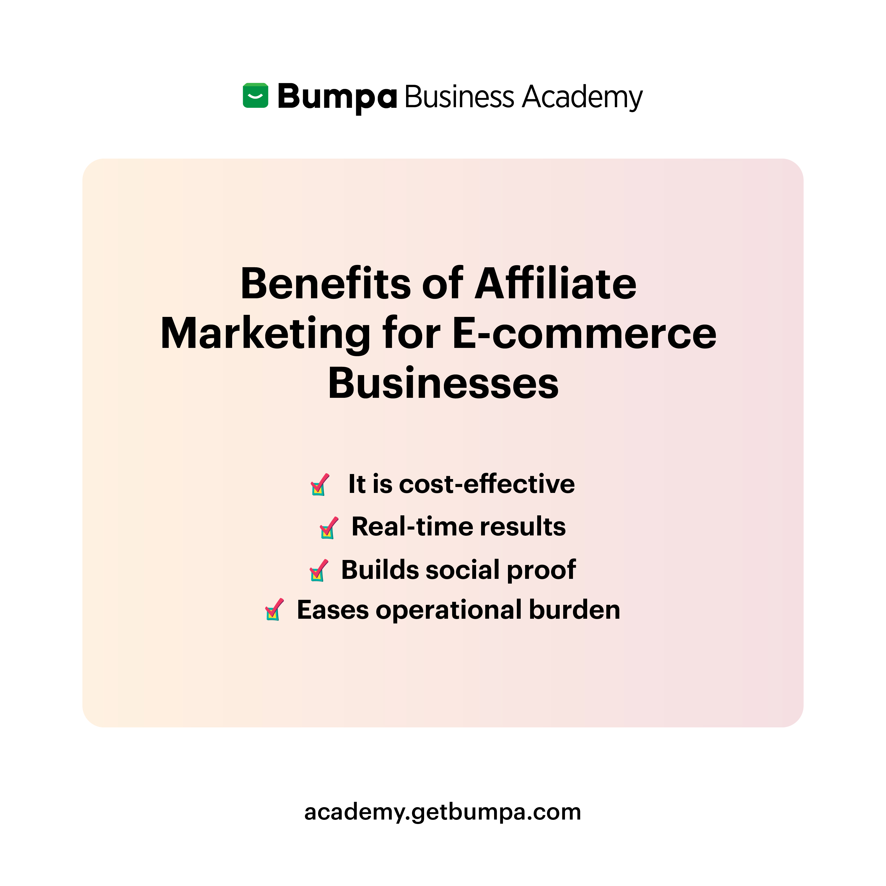 How to Build a Successful Affiliate Programme for Ecommerce | Bumpa ...