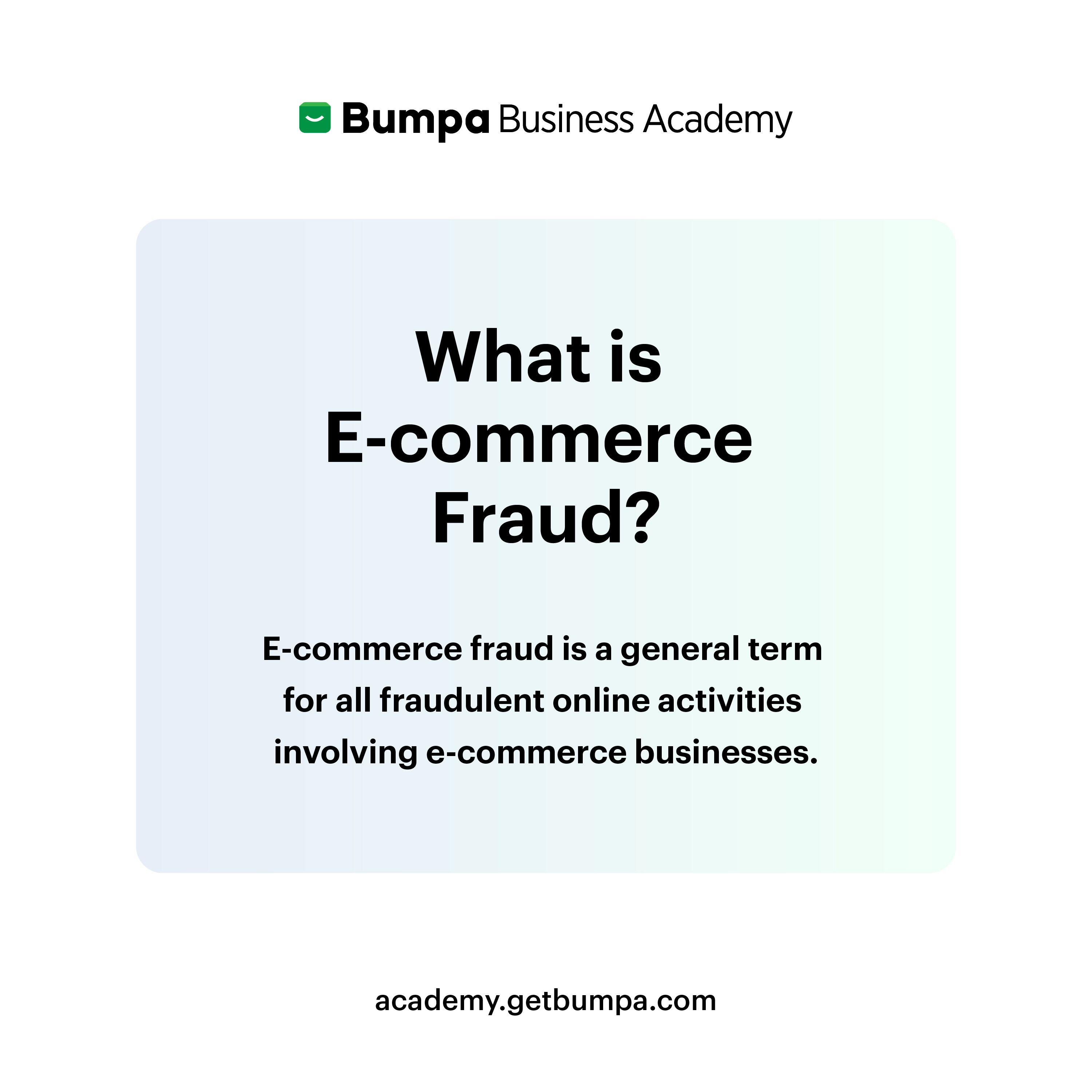 Protecting your e-commerce business from fraud | Bumpa Business Academy