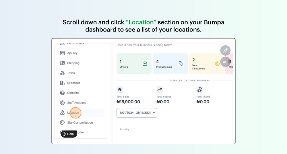 Bumpa App Guide - Location Management | Bumpa Business Academy