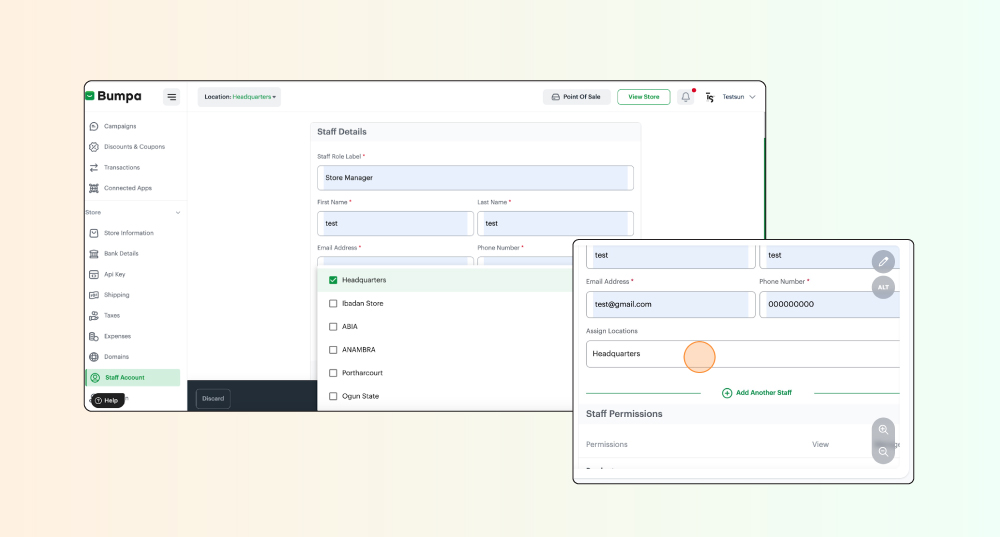 Bumpa App Guide - Managing Staff | Bumpa Business Academy