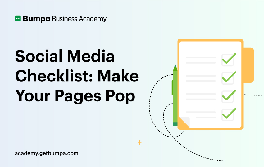 Social Media Checklist: Make Your Social Media Pages Pop With These ...