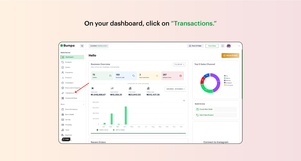 Bumpa App Guide - Collecting Payments | Bumpa Business Academy