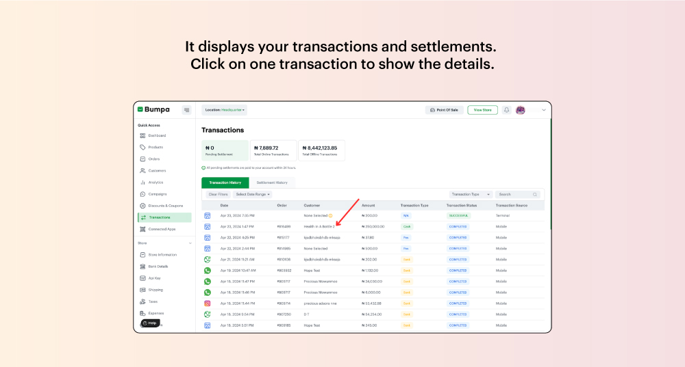 Bumpa App Guide - Collecting Payments | Bumpa Business Academy