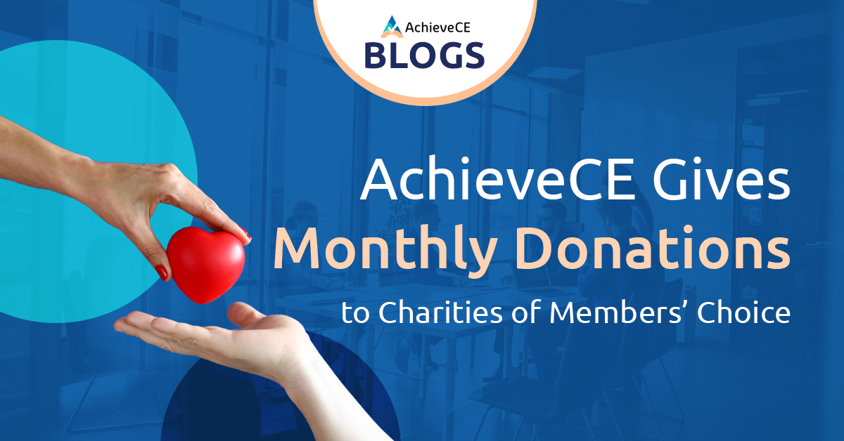 AchieveCE Gives Monthly Donations | AchieveCE Blog