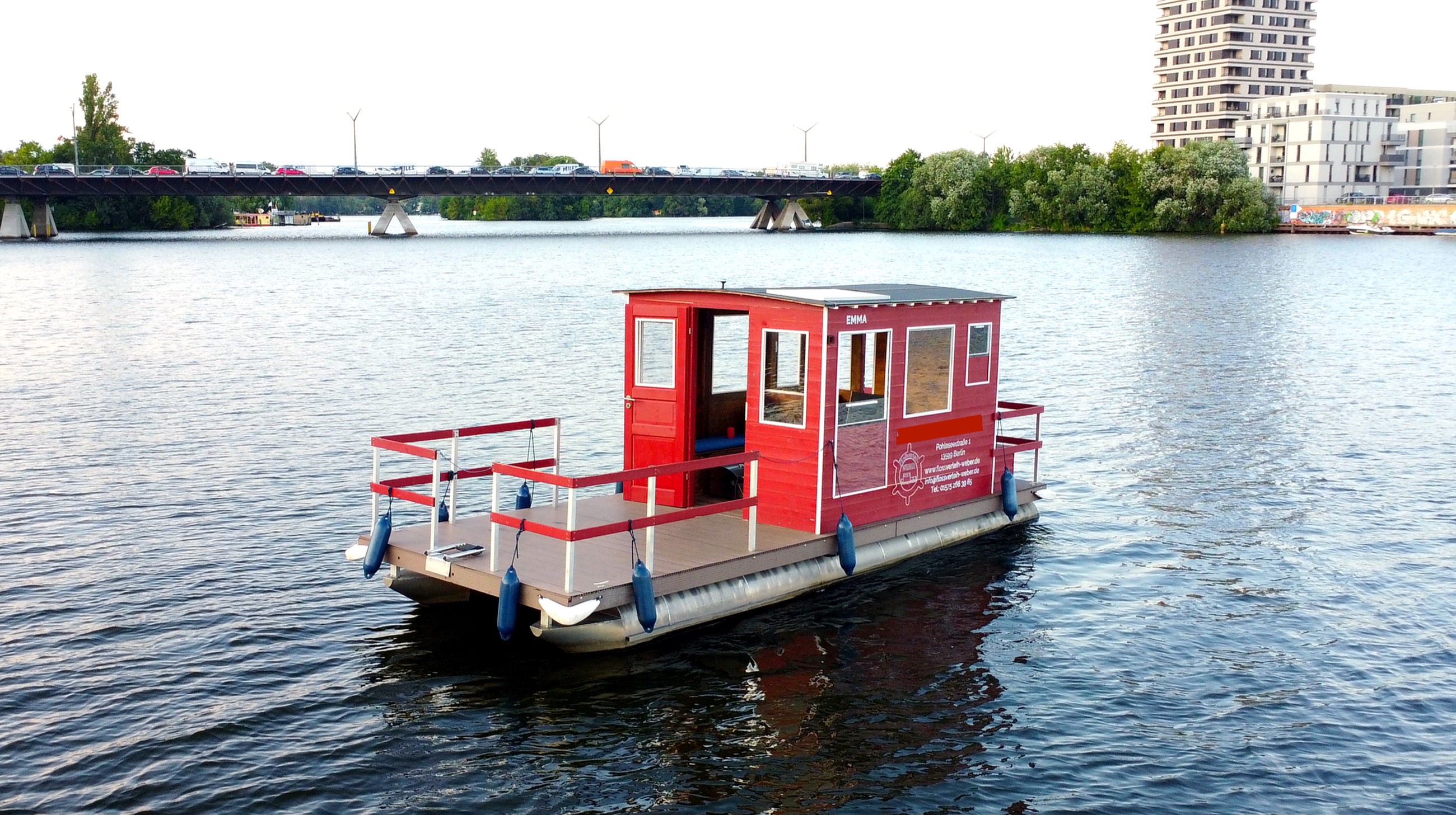 Grillfloss Berlin mieten | Floß in Spandau