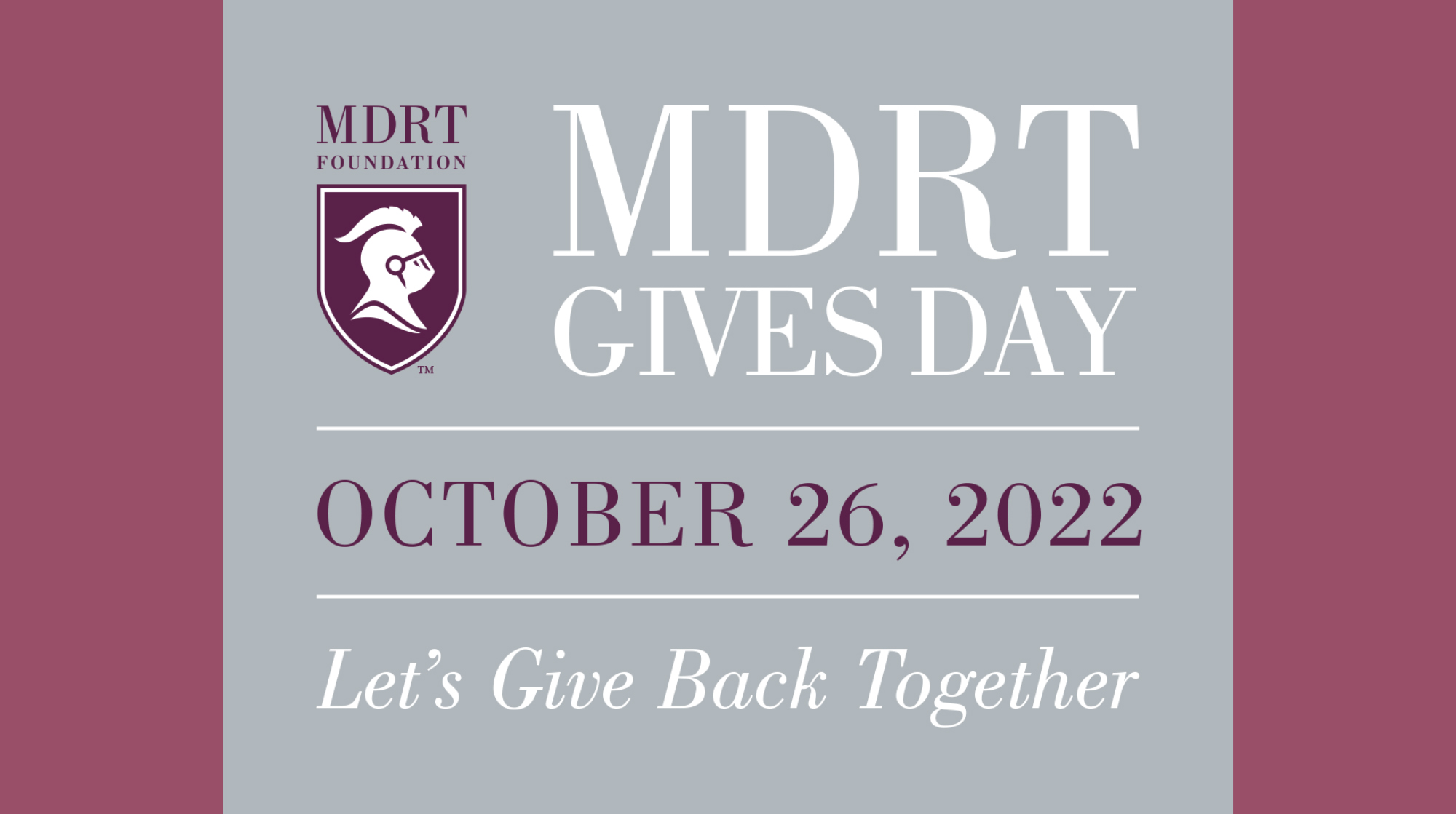 MDRT Foundation - Ways to Give - Grant Programs