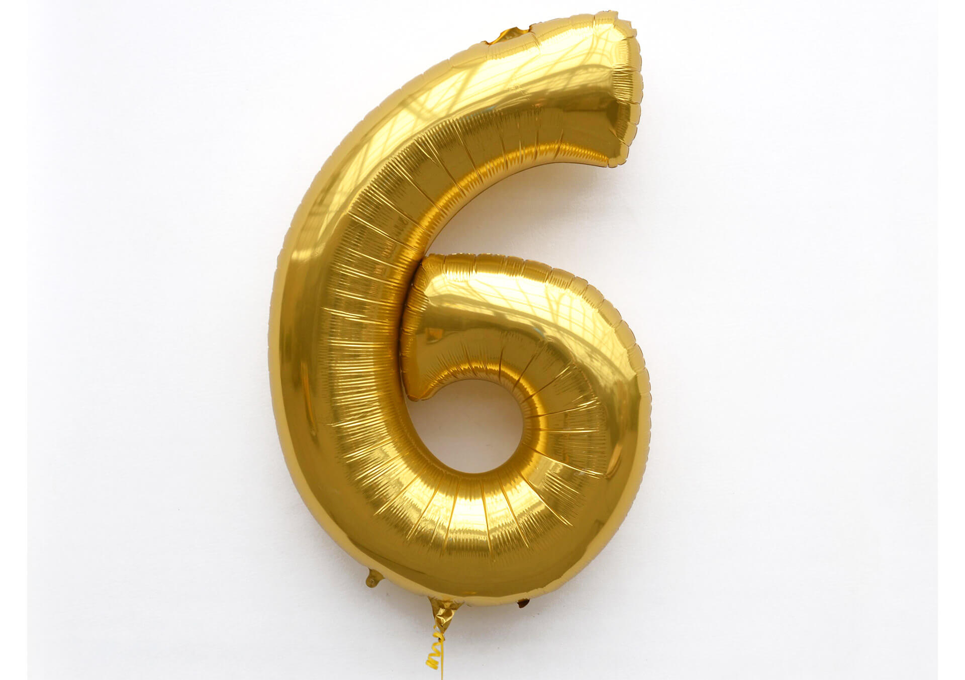 Number Six Balloon and More Foil Balloons at Bachman's