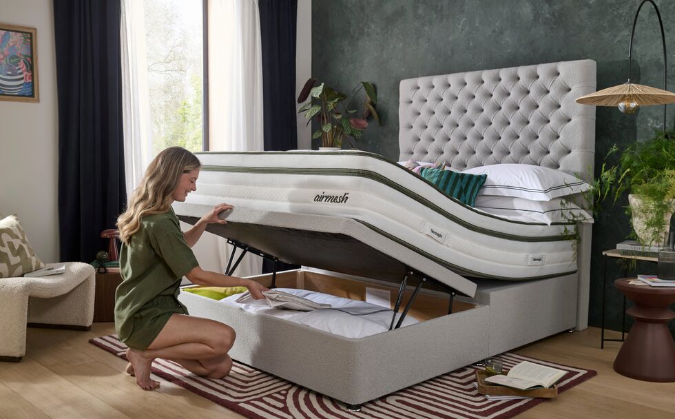 Silentnight ottoman bed store