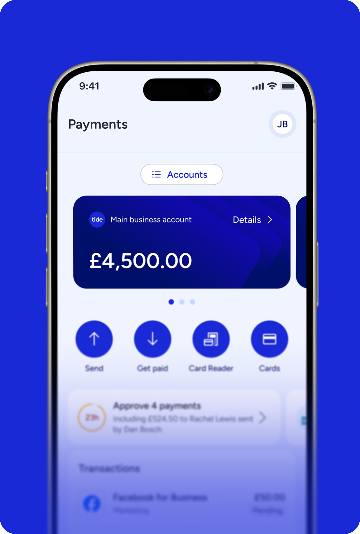 Accept QR code payments | Scan to pay in seconds | Tide Business