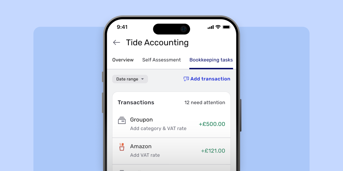 Ace your bookkeeping with these 5 Tide Accounting features | Tide Business