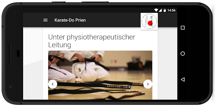 Webseite und App für Karate Do Prien ist online