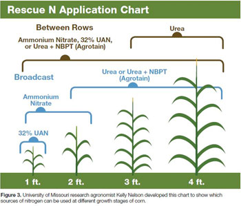 Rescue Nitrogen Application Often Boosts Corn Yields (2010) | Mosaic ...