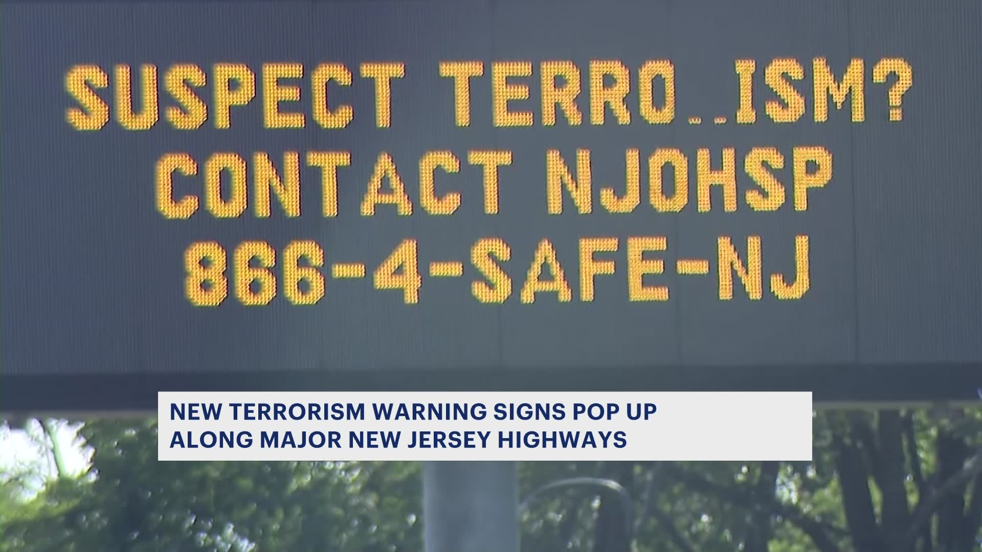 State launches ‘See something, say something’ campaign with highway signage