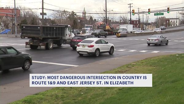 Elizabeth intersection named one of the deadliest in the country