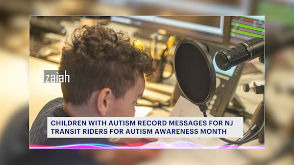 Children with autism record NJ Transit safety messages for Autism ...