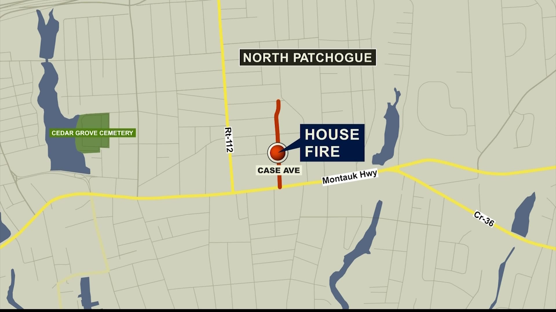 Officials: 2 people hospitalized following North Patchogue house fire