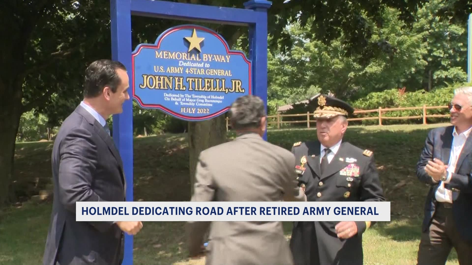 Holmdel street renamed for retired 4-star Gen. John Tilelli Jr.