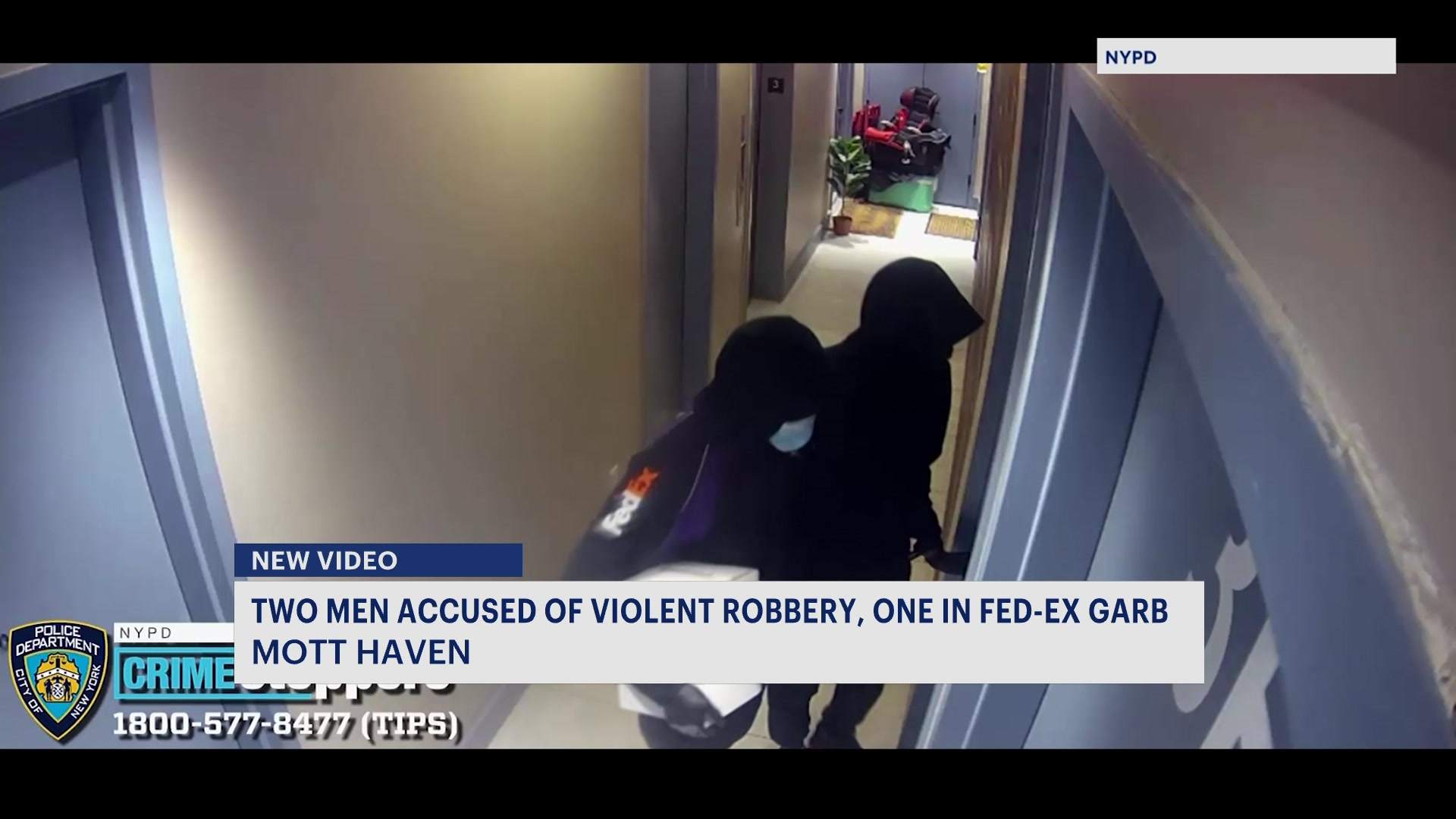 NYPD: Man in FedEx uniform, second suspect wanted in Bronx robbery