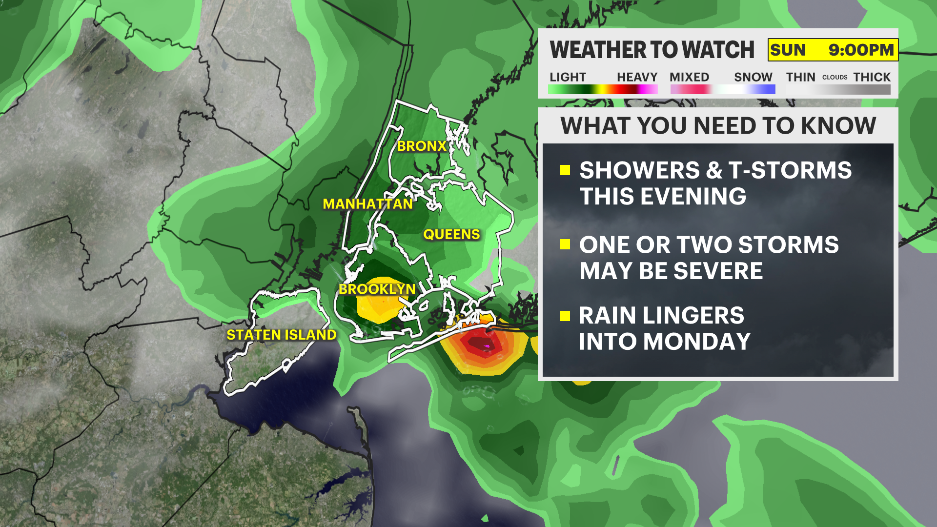 Hot and humid, chance of isolated evening thunderstorm for New York ...