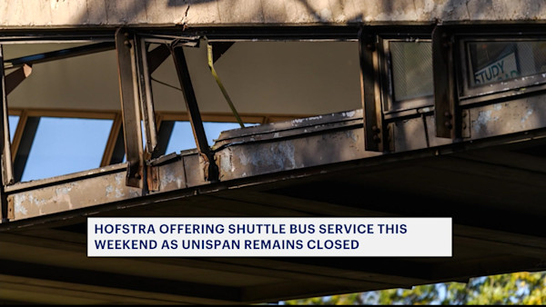 Hofstra provides shuttle buses as unispan walkway remains closed after ...