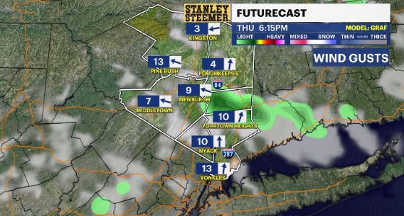 Tracking Thursday morning showers ahead of heavy rain this weekend in ...