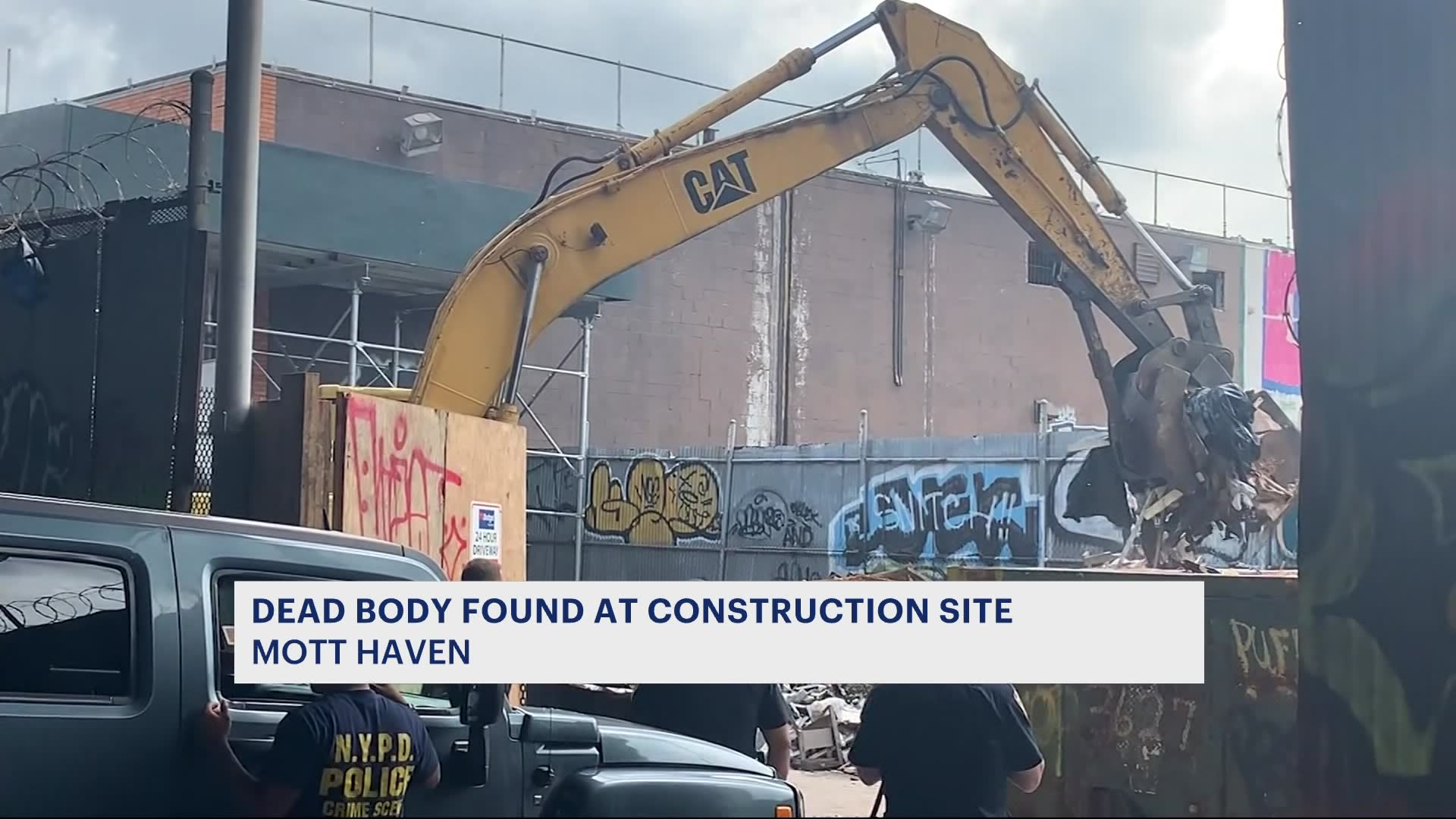 NYPD: Body found with bag tied around head at construction site in the ...