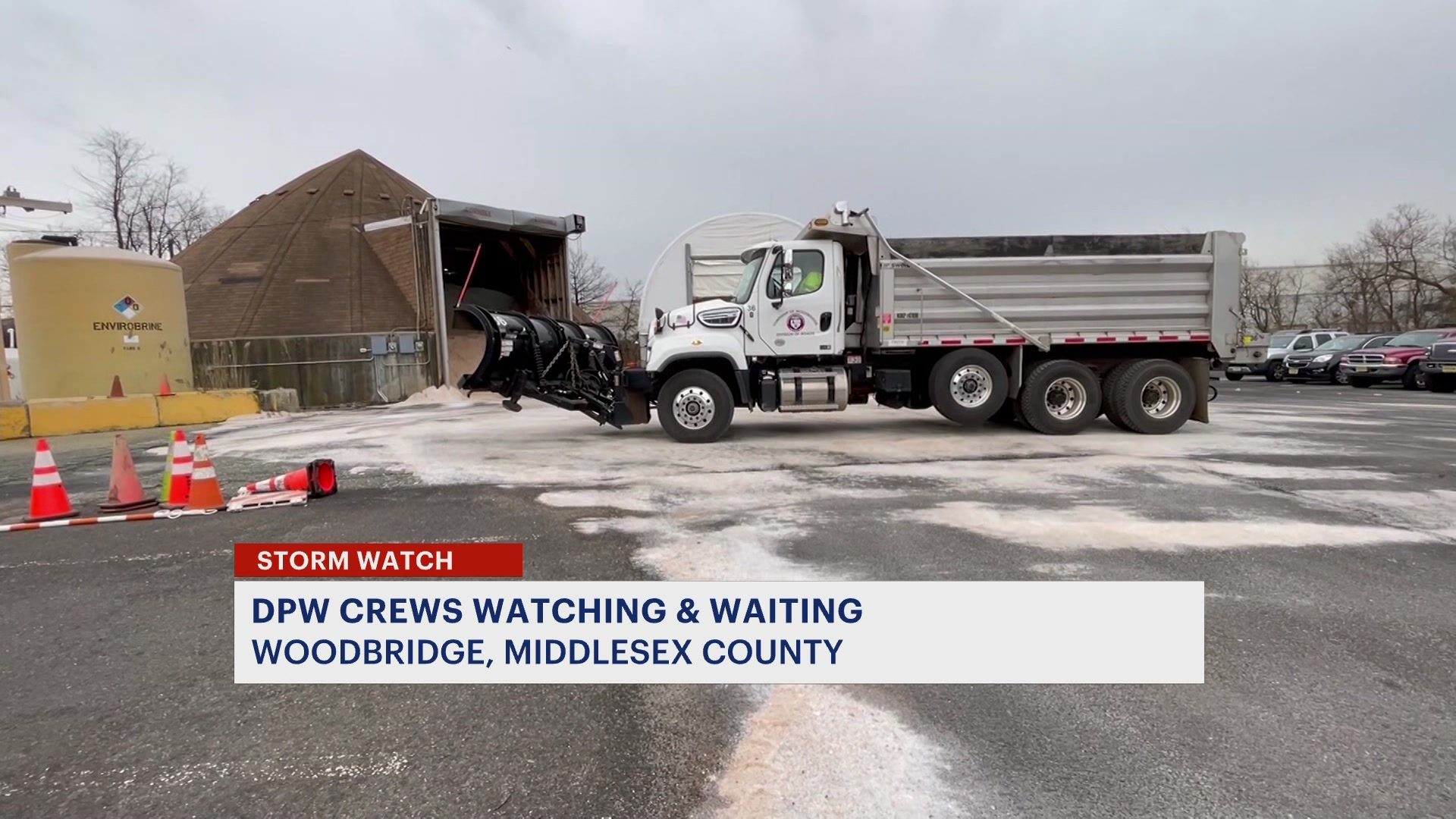 News 12 | Long Island | Dpw Crews Concerned Salt Preparations Might Not ...