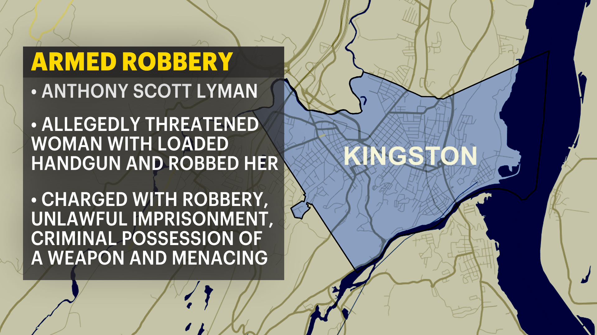 New Paltz man charged with robbing woman at gunpoint