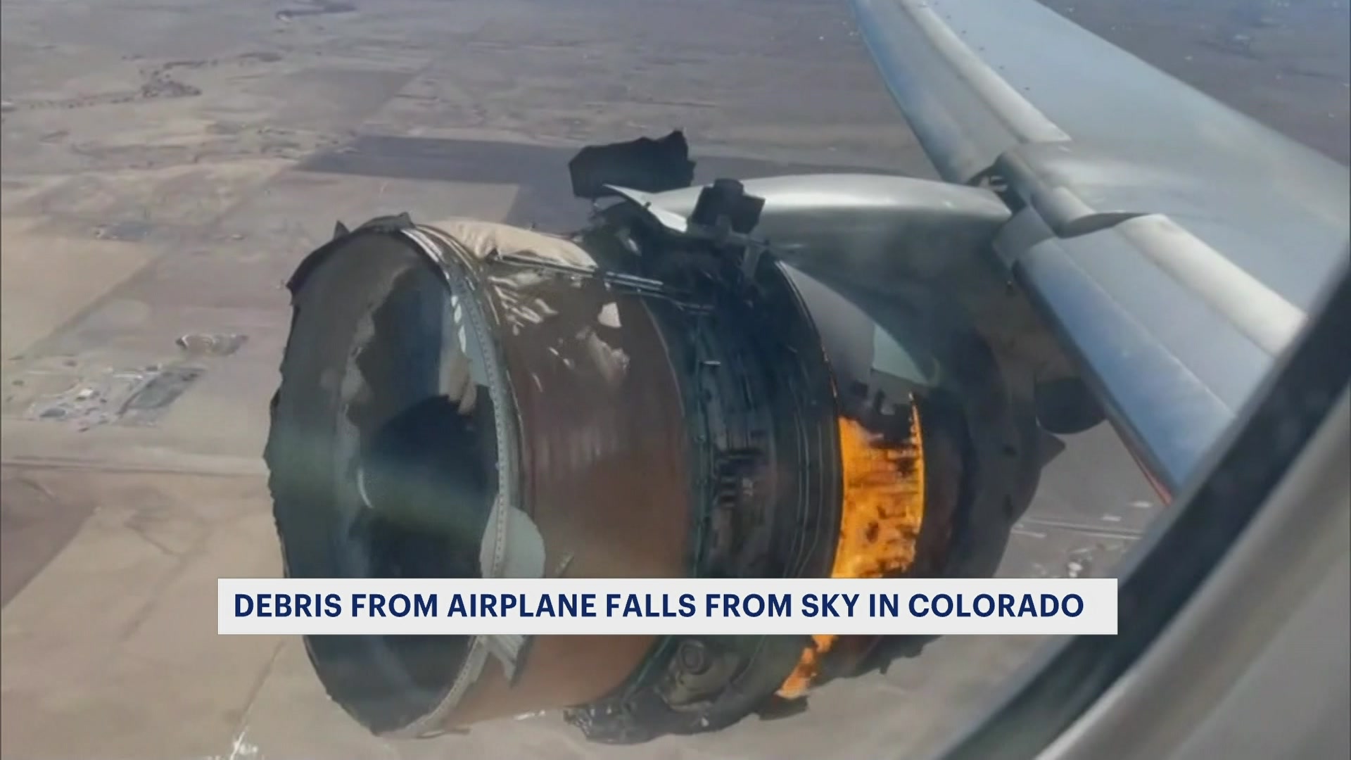 Passengers reveal how they saw their plane’s engine start falling apart ...