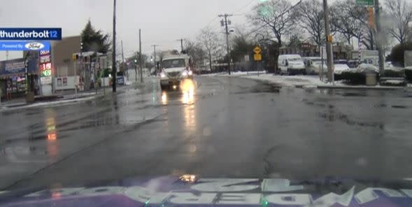 Thunderbolt 12 gives an update on road conditions across Long Island
