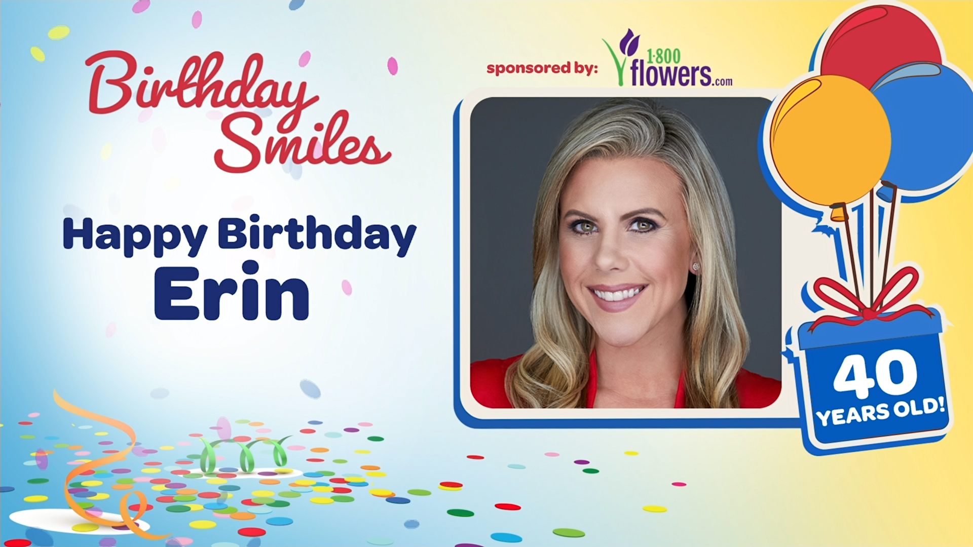 Happy birthday Erin Colton!
