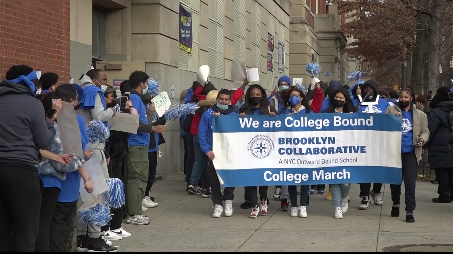 Brooklyn high school seniors send thank you notes for help with college ...